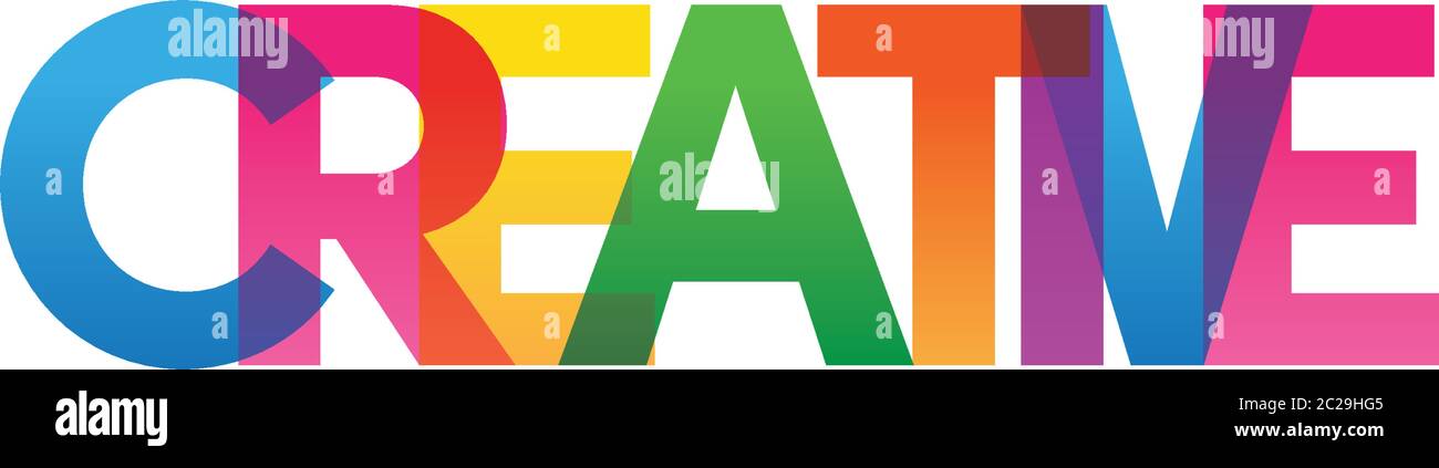 Colored rainbow text. Vector banner. Corporate concept. Gradient Text ...