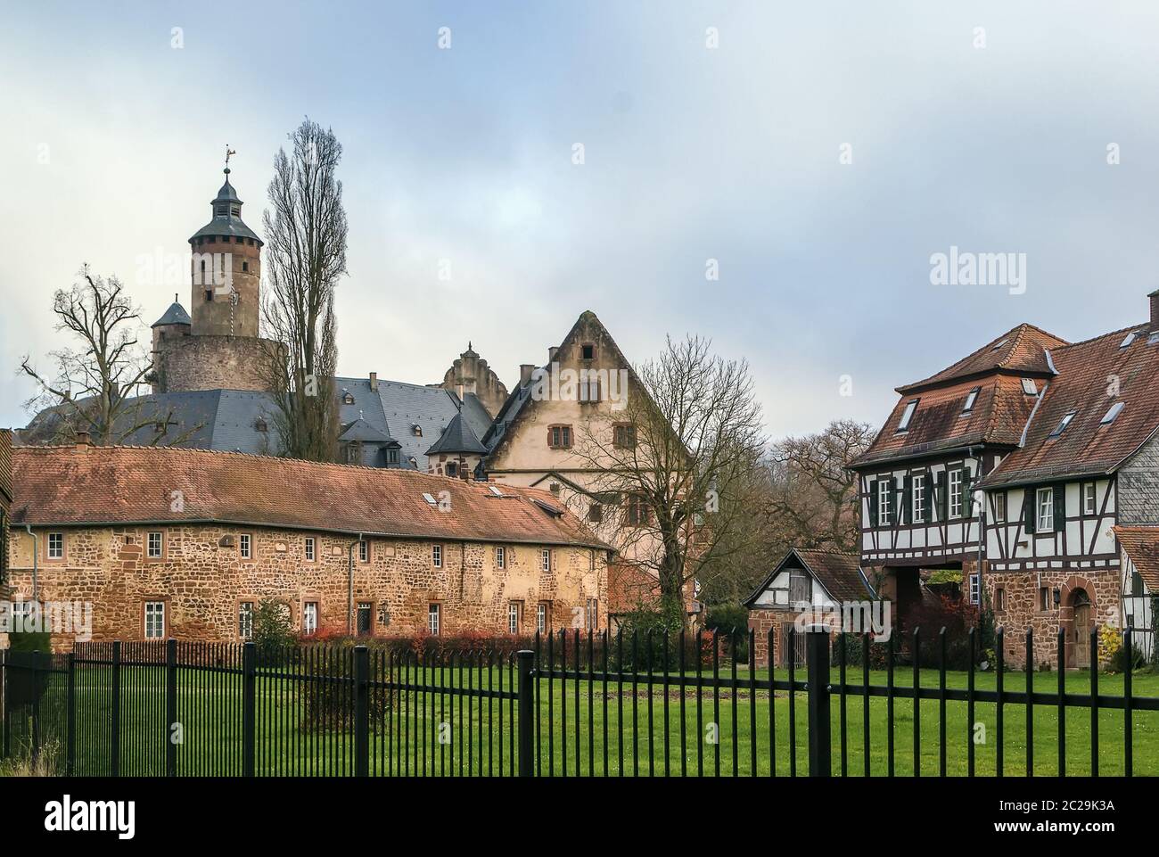 Castle in Budingen, Germany Stock Photo - Alamy