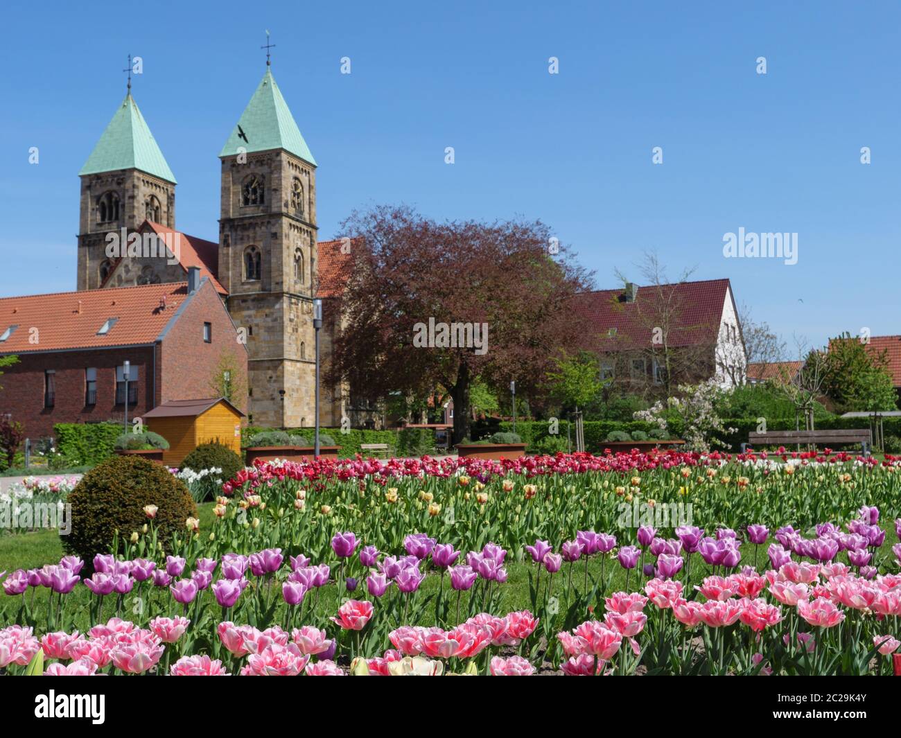 The small city of legden in germany Stock Photo - Alamy