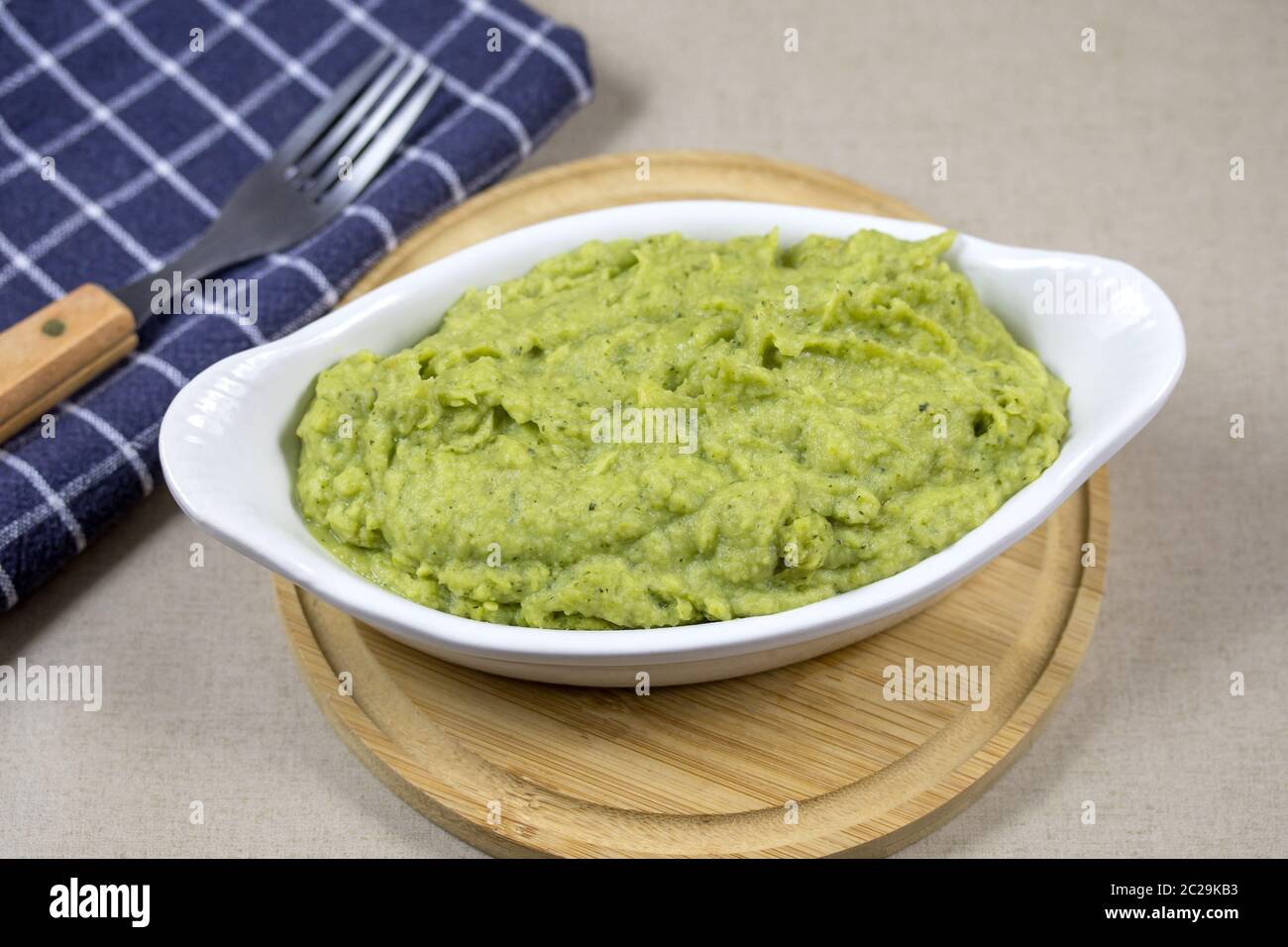 green vegetable puree Stock Photo - Alamy