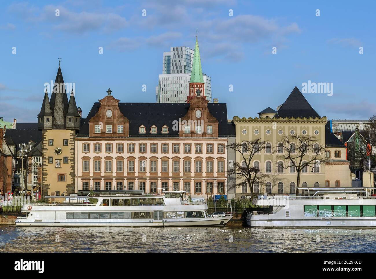 embankment of Main, Frankfurt, Germany Stock Photo - Alamy