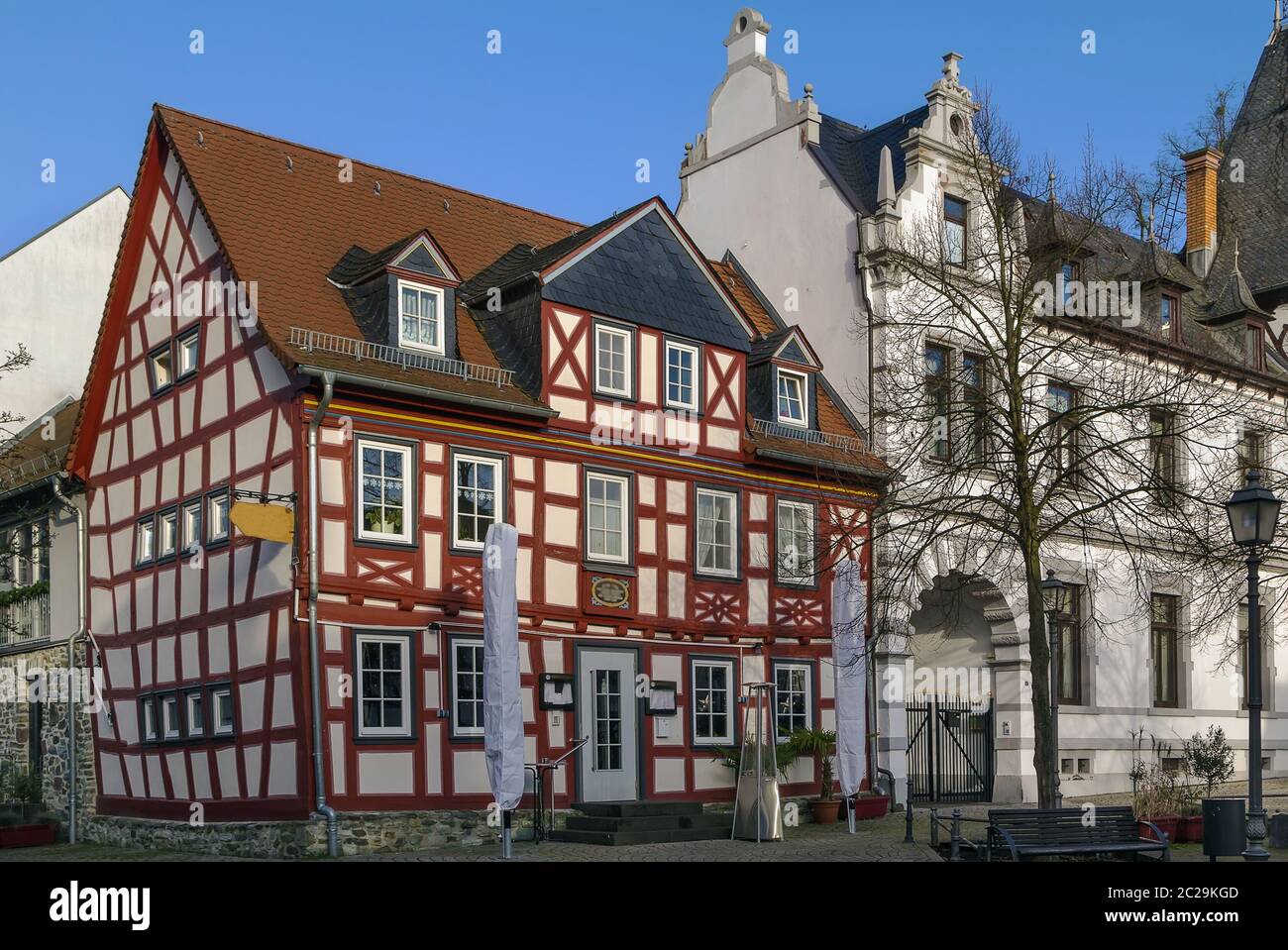 street in Idstein, Germany Stock Photo - Alamy