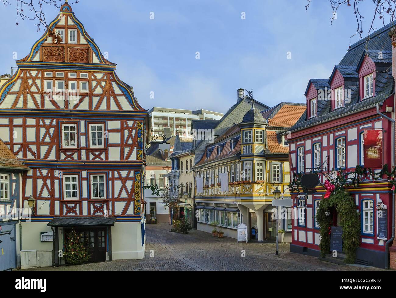 street in Idstein, Germany Stock Photo - Alamy