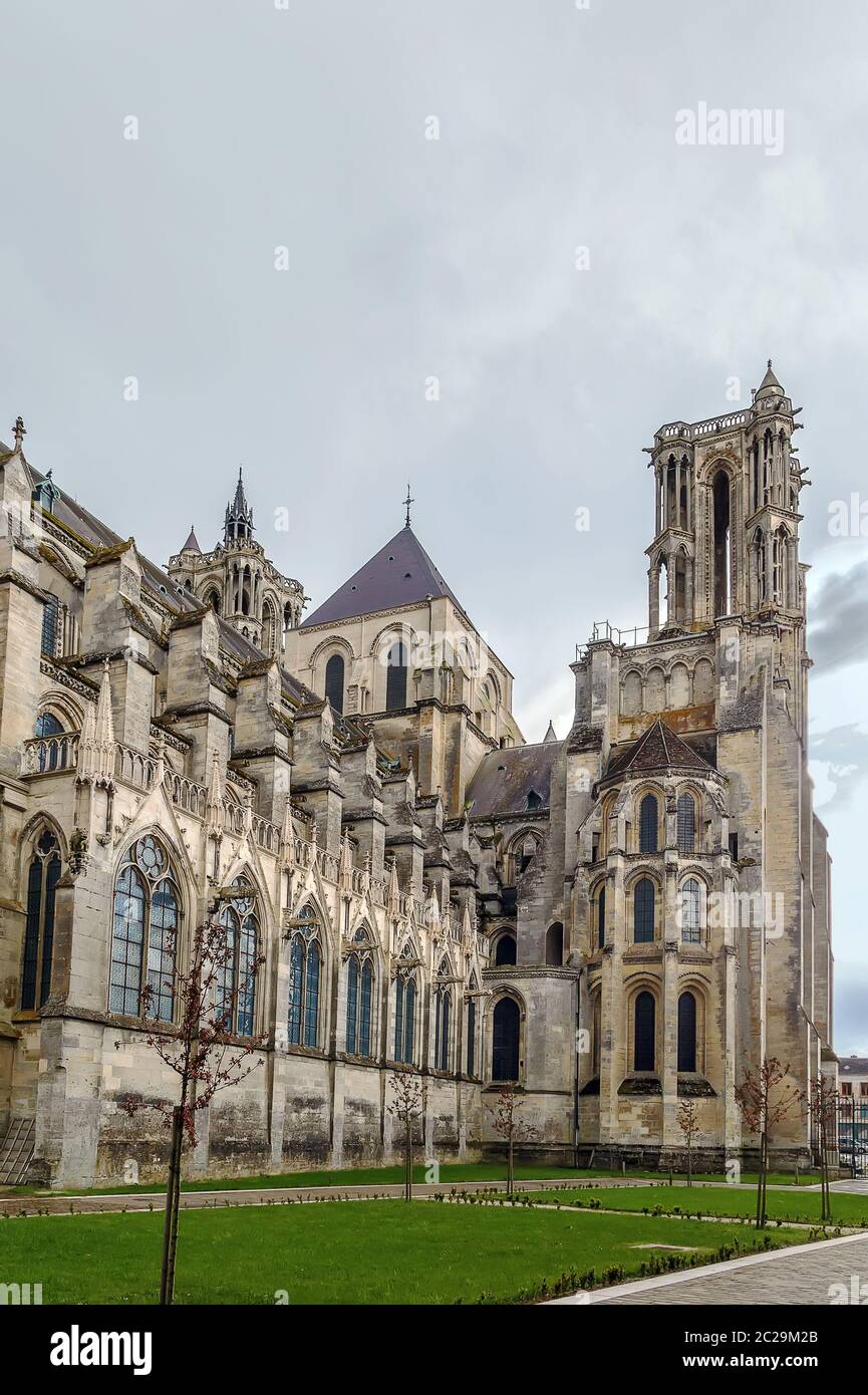 Laon Cathedral, France Stock Photo - Alamy