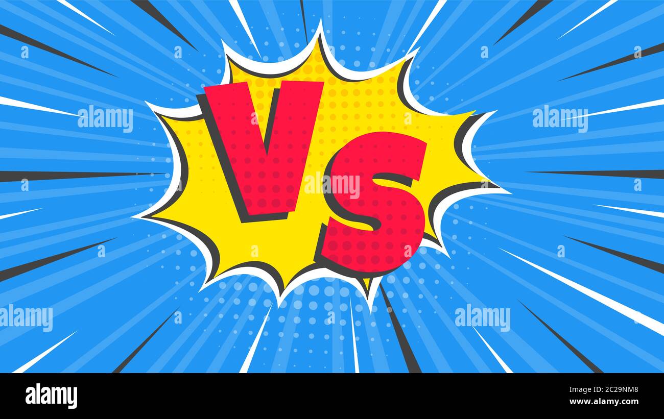 Fight cartoon vintage Stock Vector Images - Alamy