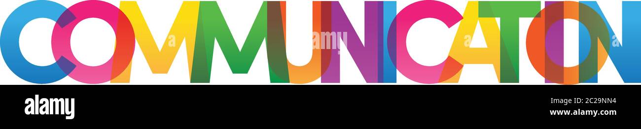 Colored rainbow text. Vector banner. Corporate concept. Gradient Text ...