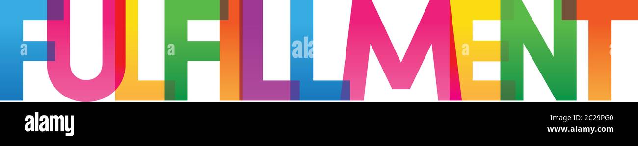 Colored rainbow text. Vector banner. Corporate concept. Gradient Text ...