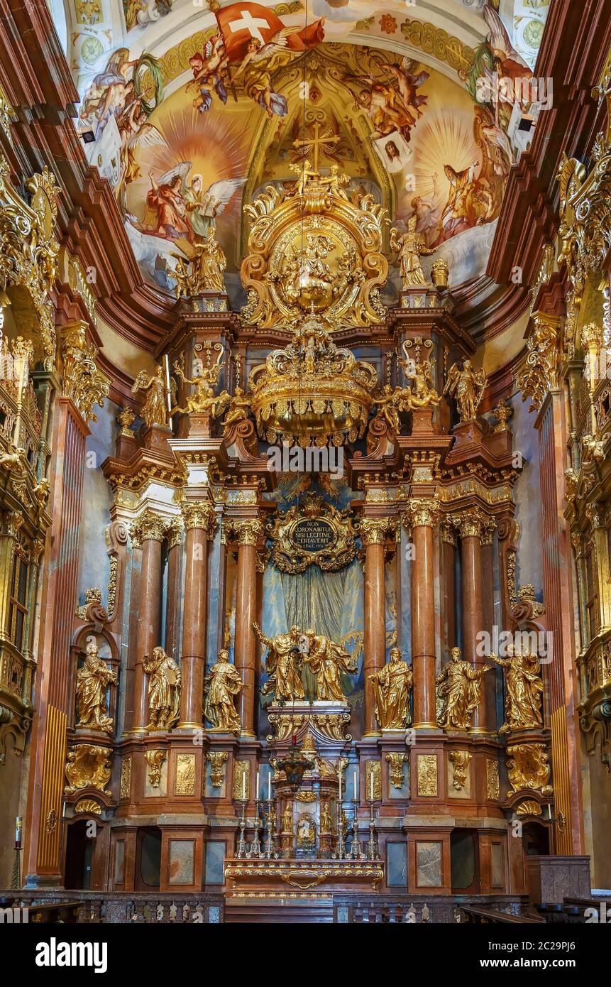 Melk abbey interior hi-res stock photography and images - Alamy
