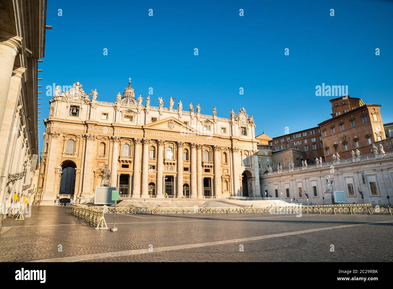 St. Peter's Basilica Italian Renaissance Church In Vatican City Stock ...
