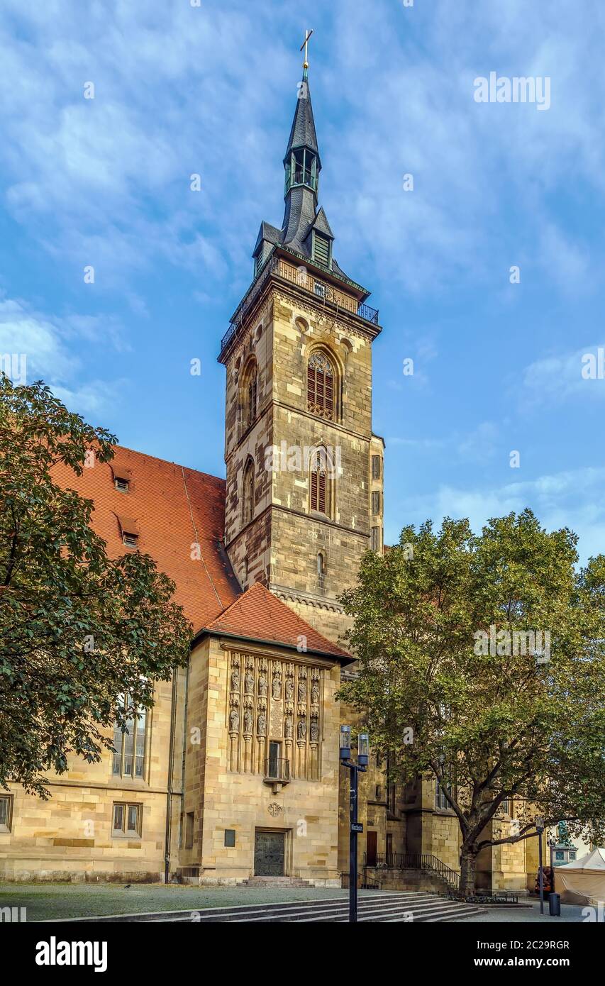 Stiftskirche, Stuttgart, Germany Stock Photo - Alamy