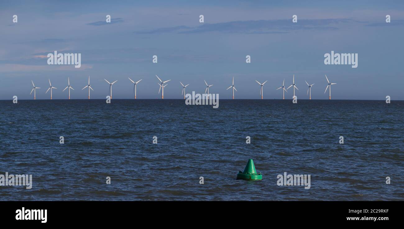 Offshore wind farm at Gunfleet Sands off Clacton on Sea Stock Photo - Alamy