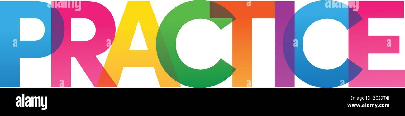 Colored rainbow text. Vector banner. Corporate concept. Gradient Text ...