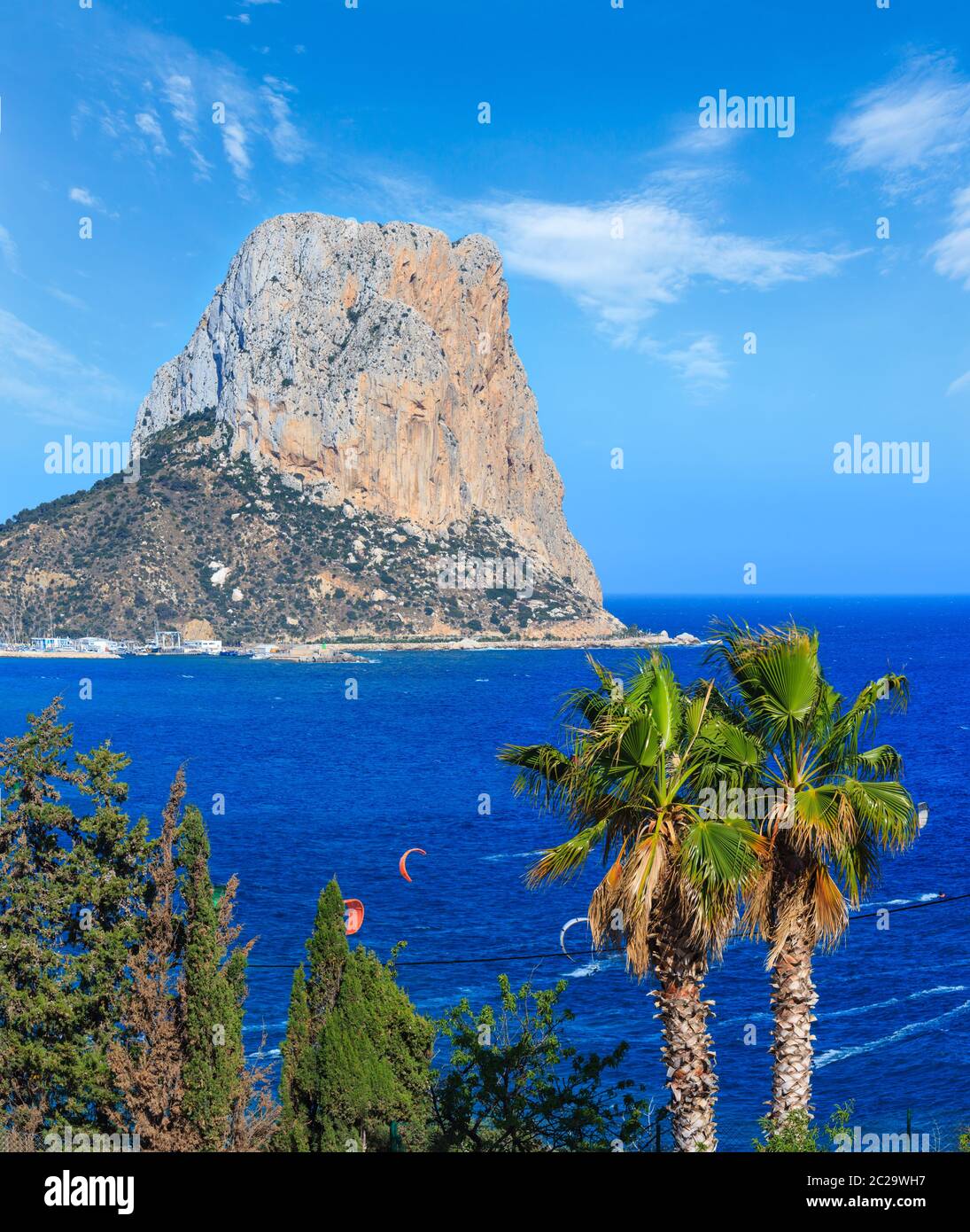 Rock of Calpe, Spain Stock Photo - Alamy