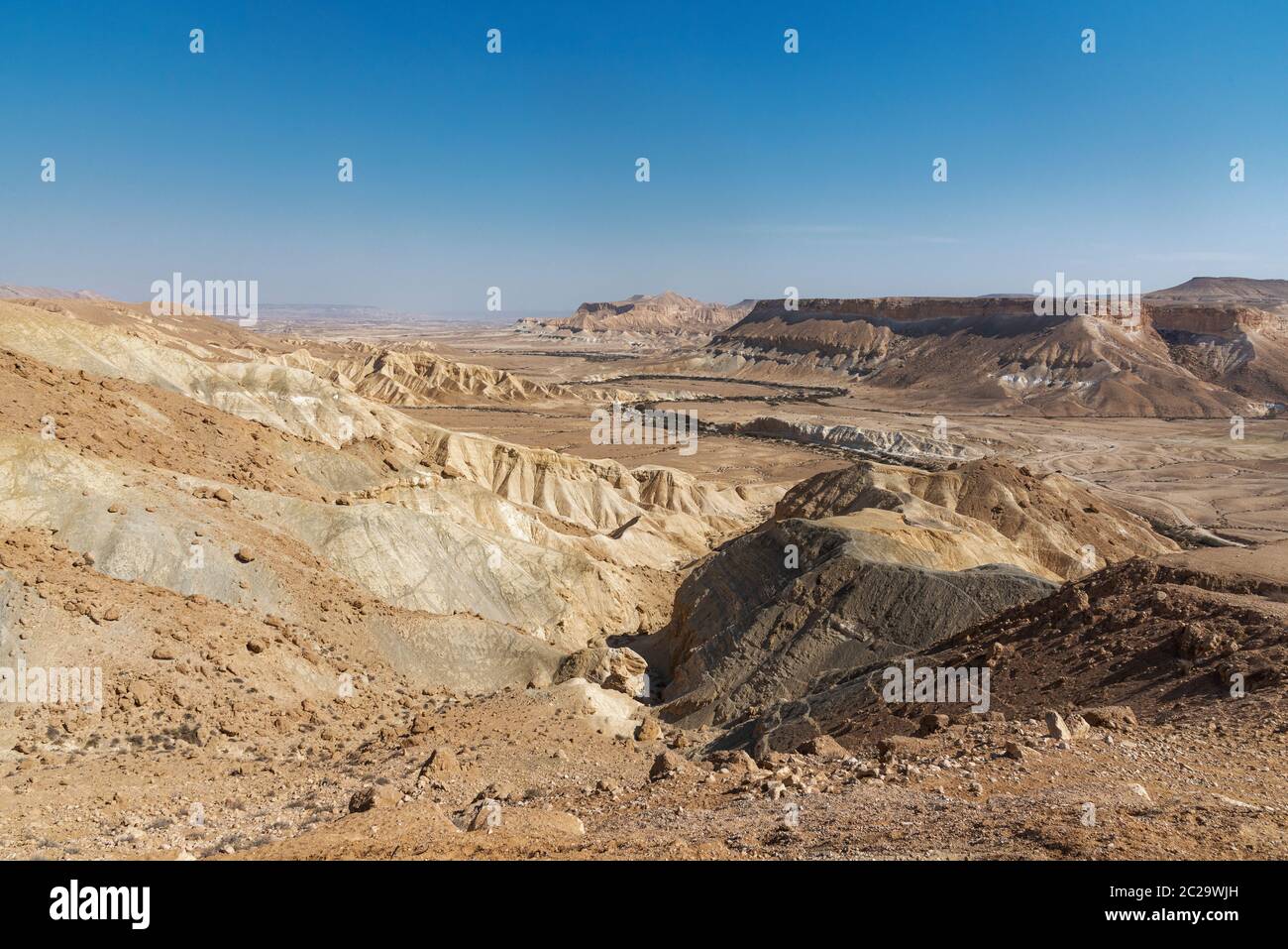 Israel Negev Desert Sede Boker. Grave of David Ben-Gurion. Great view ...