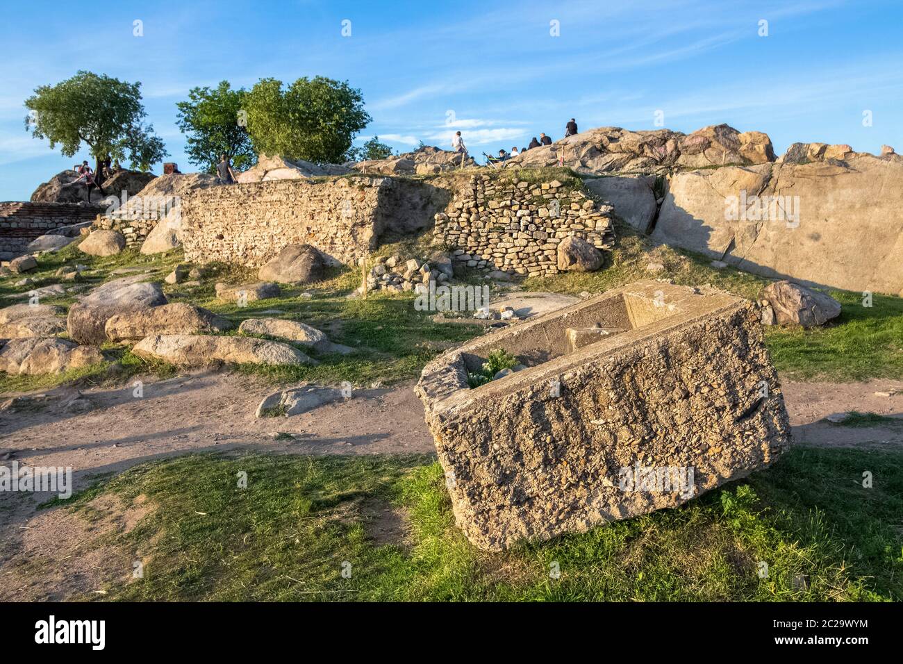 The ancient complex of Nebet Tepe - one of the six hills above the city ...