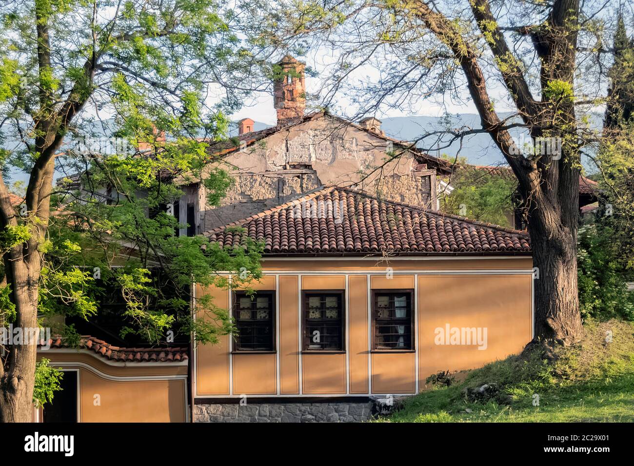 The architectural samples of the old town Stock Photo - Alamy