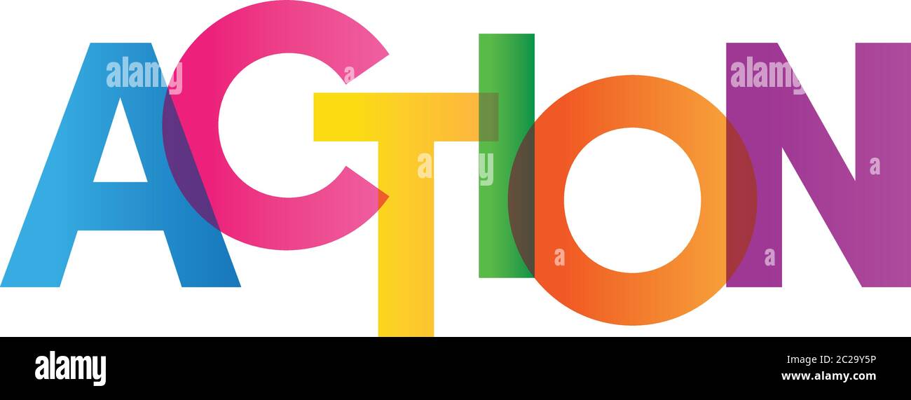 Colored rainbow text. Vector banner. Corporate concept. Gradient Text ...