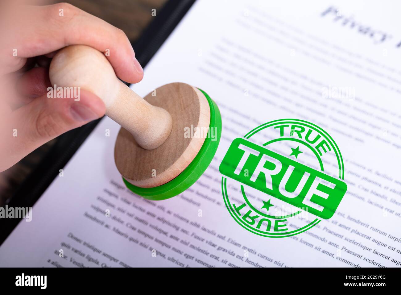 Truth stamp hi-res stock photography and images - Alamy