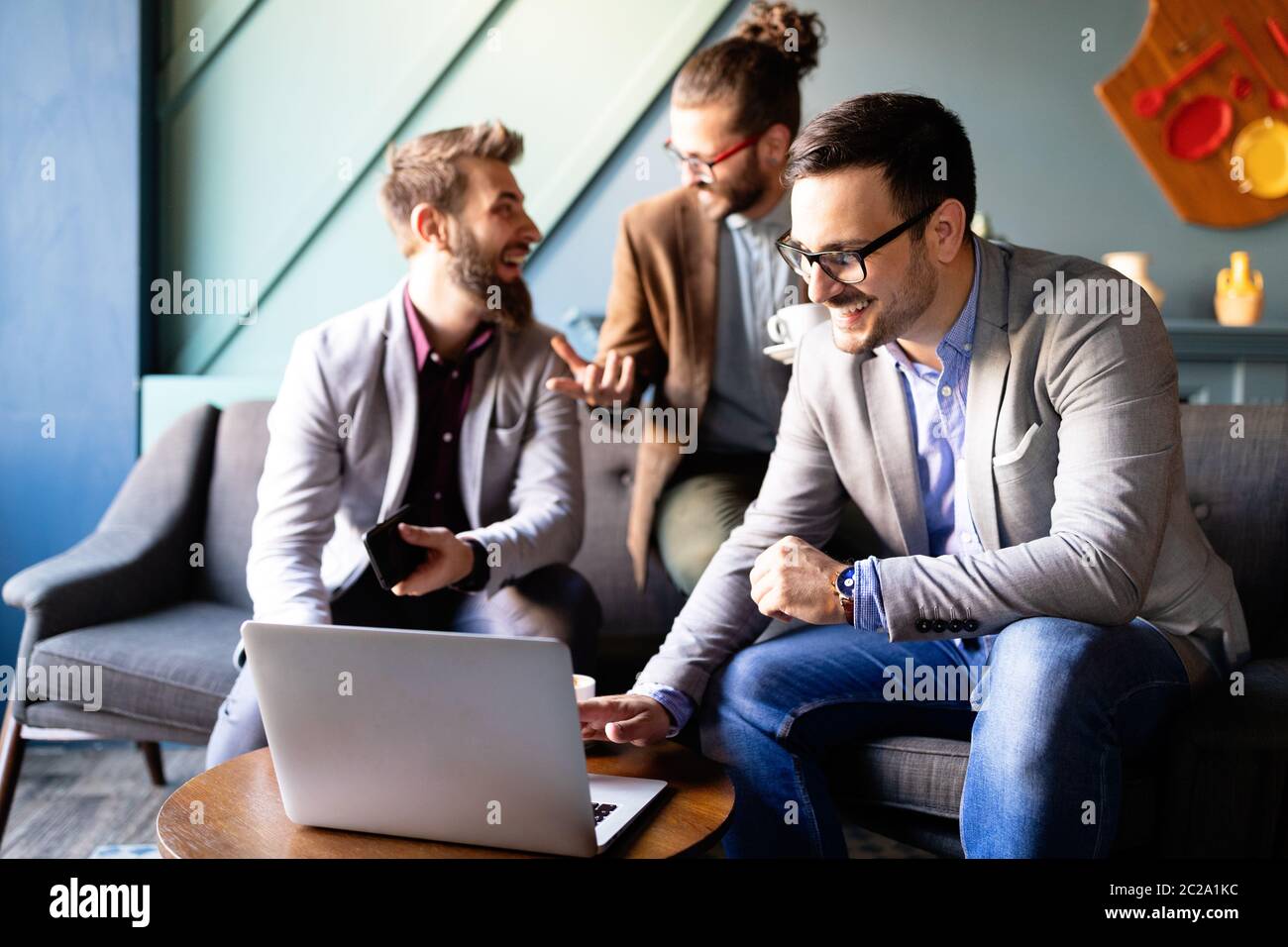 Successful business group of people at work in office Stock Photo - Alamy