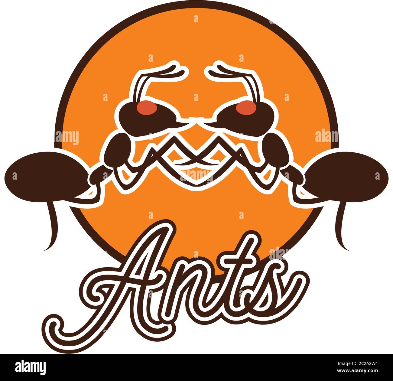 Ant Logo Vector High Resolution Stock Photography and Images - Alamy
