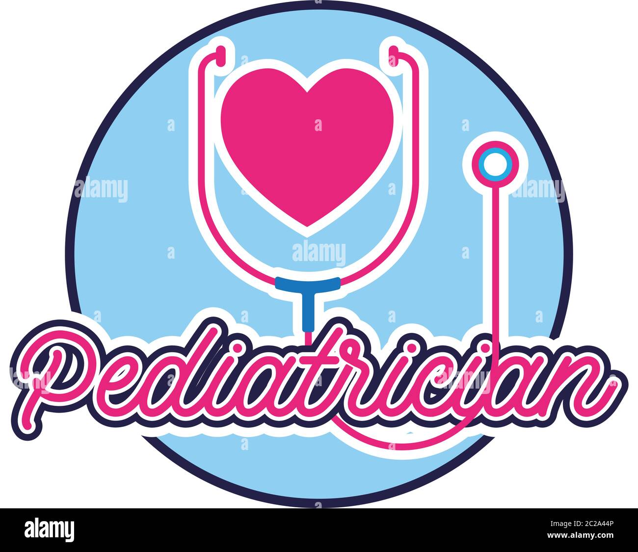 pediatrician logo for doctor or clinic, vector illustration Stock Vector Image & Art - Alamy