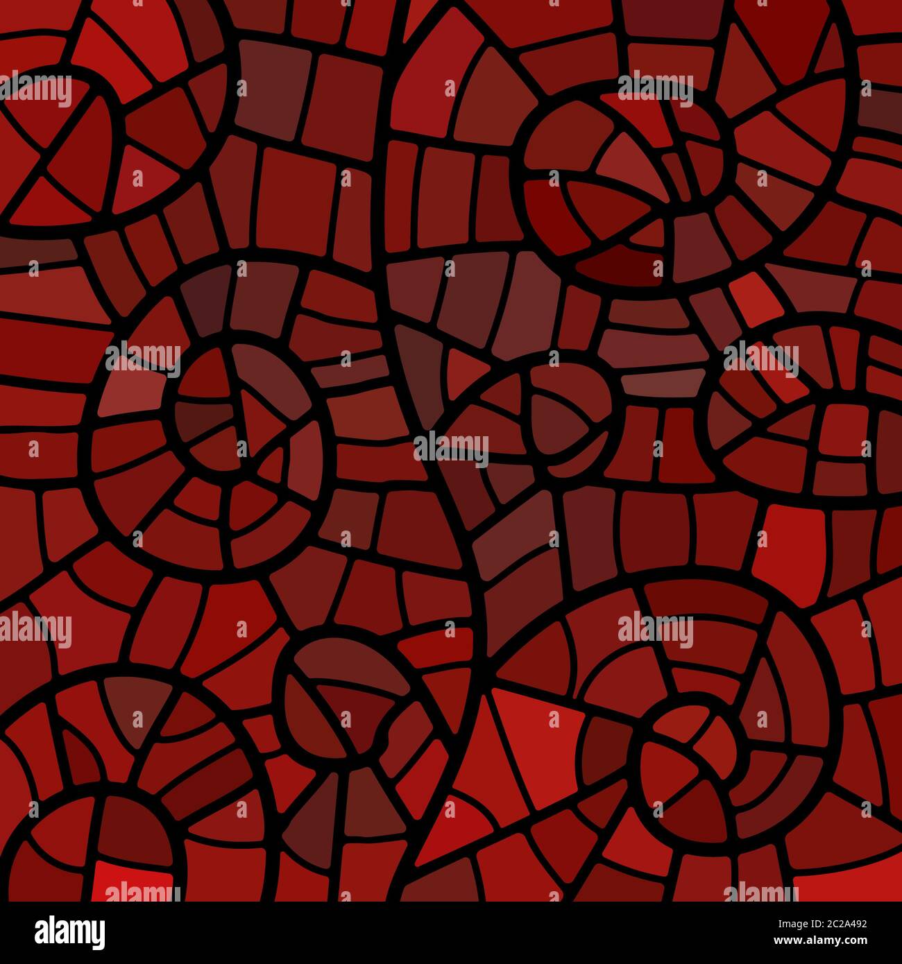 abstract stained-glass mosaic background - dark red Stock Photo - Alamy
