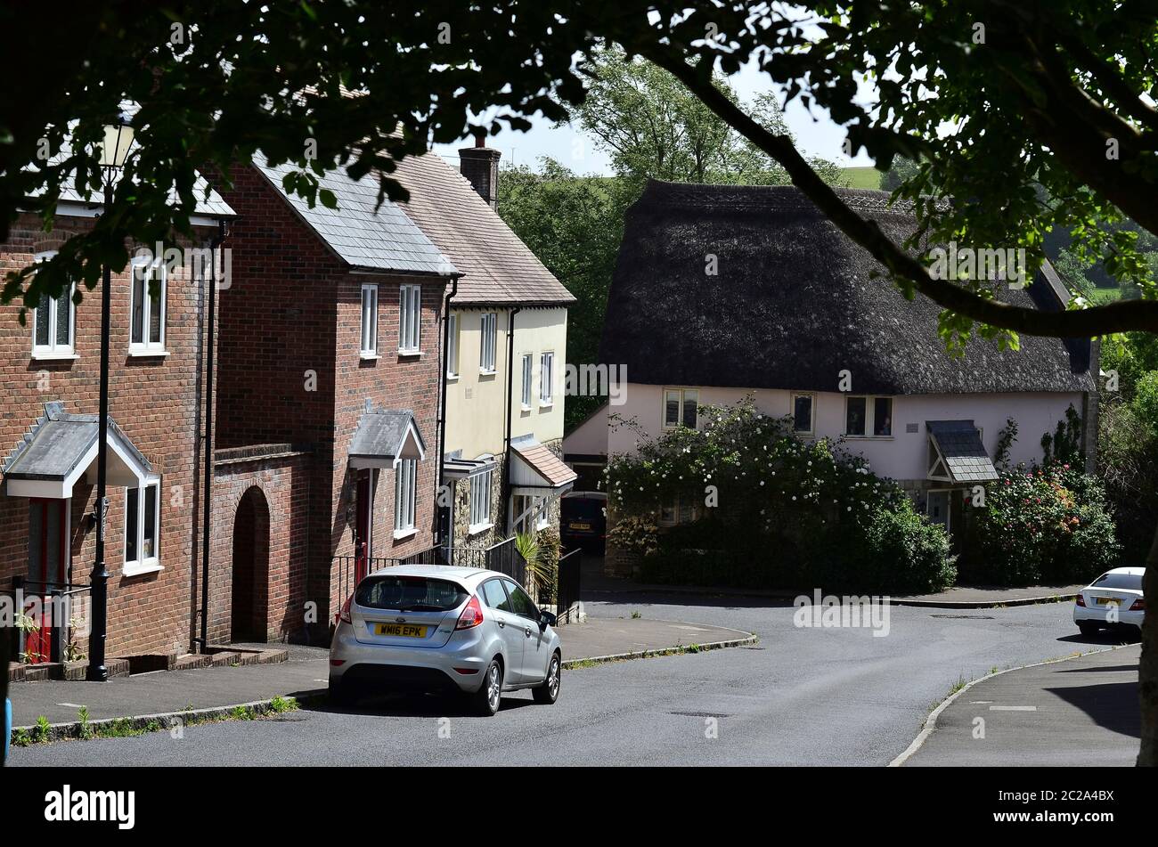 Stratton village near Dorchester, Dorset, UK Stock Photo - Alamy