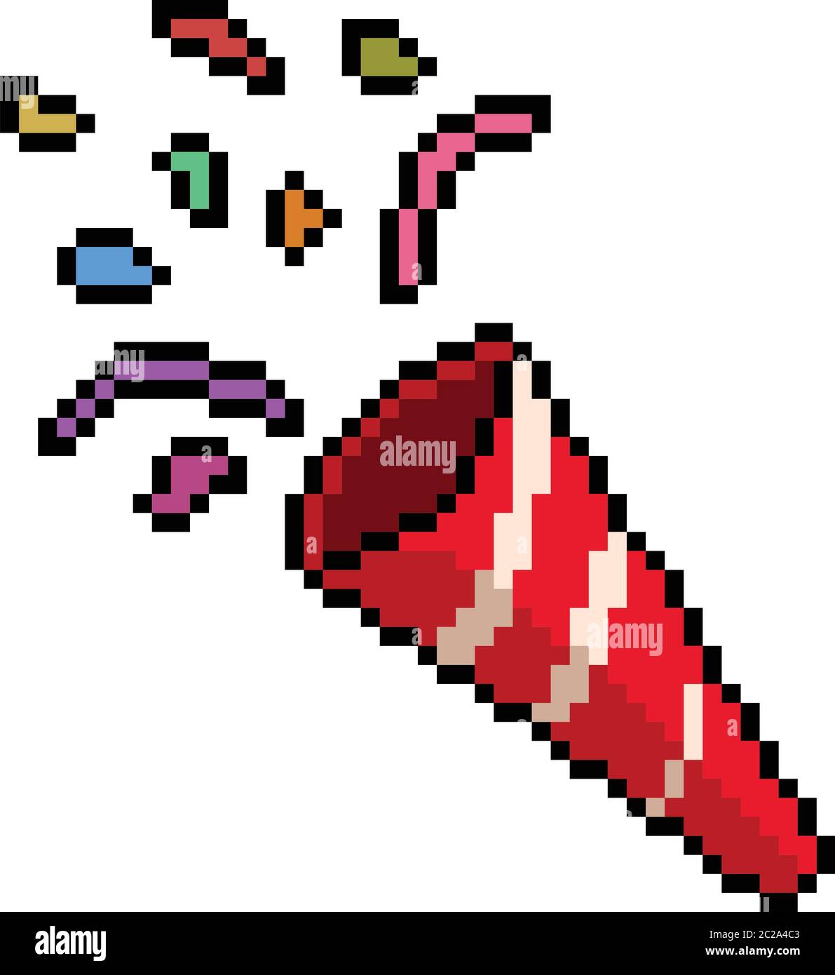 Confetti isolated Stock Vector Images - Alamy