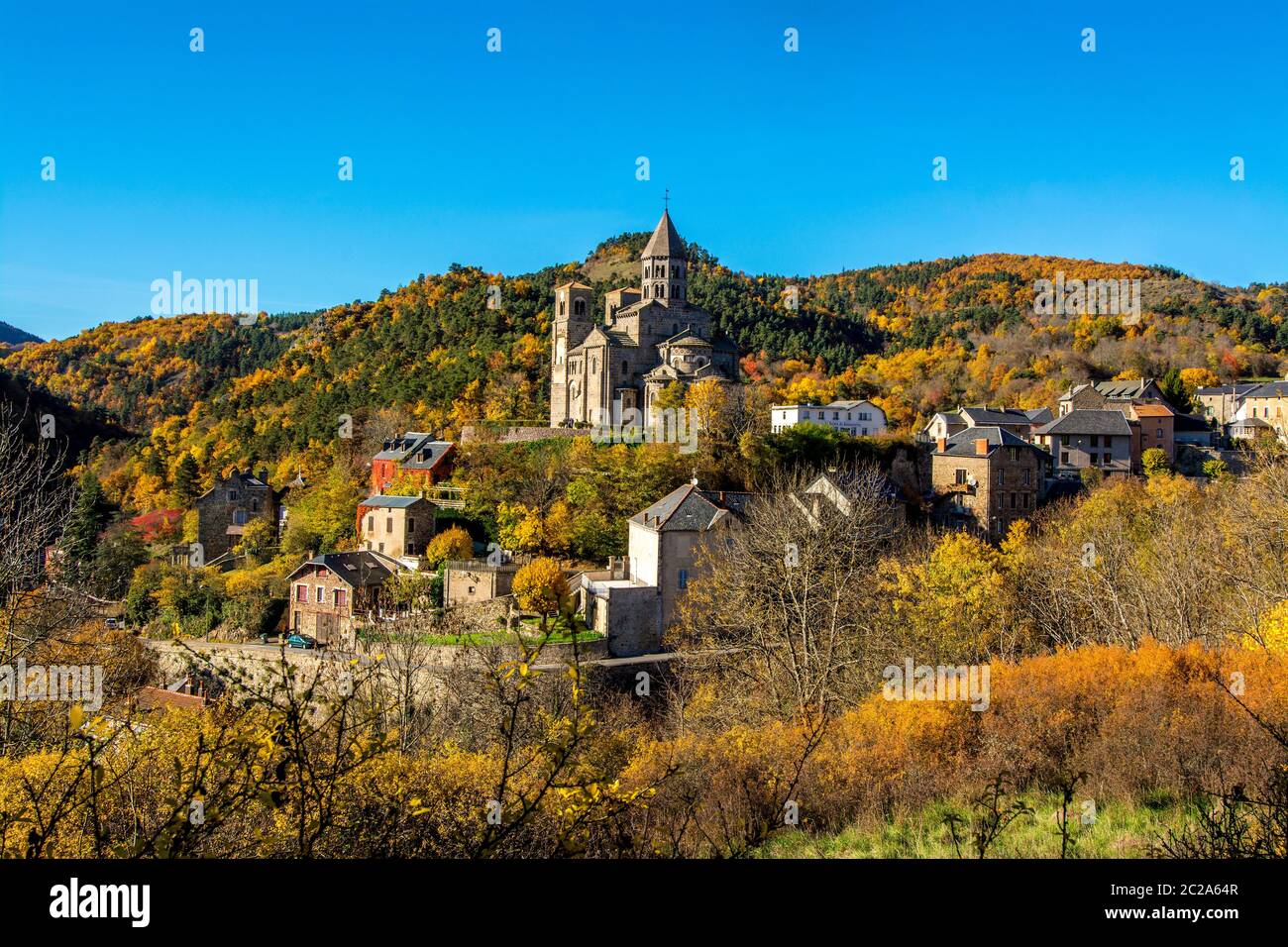 Village of saint nectaire hi-res stock photography and images - Alamy