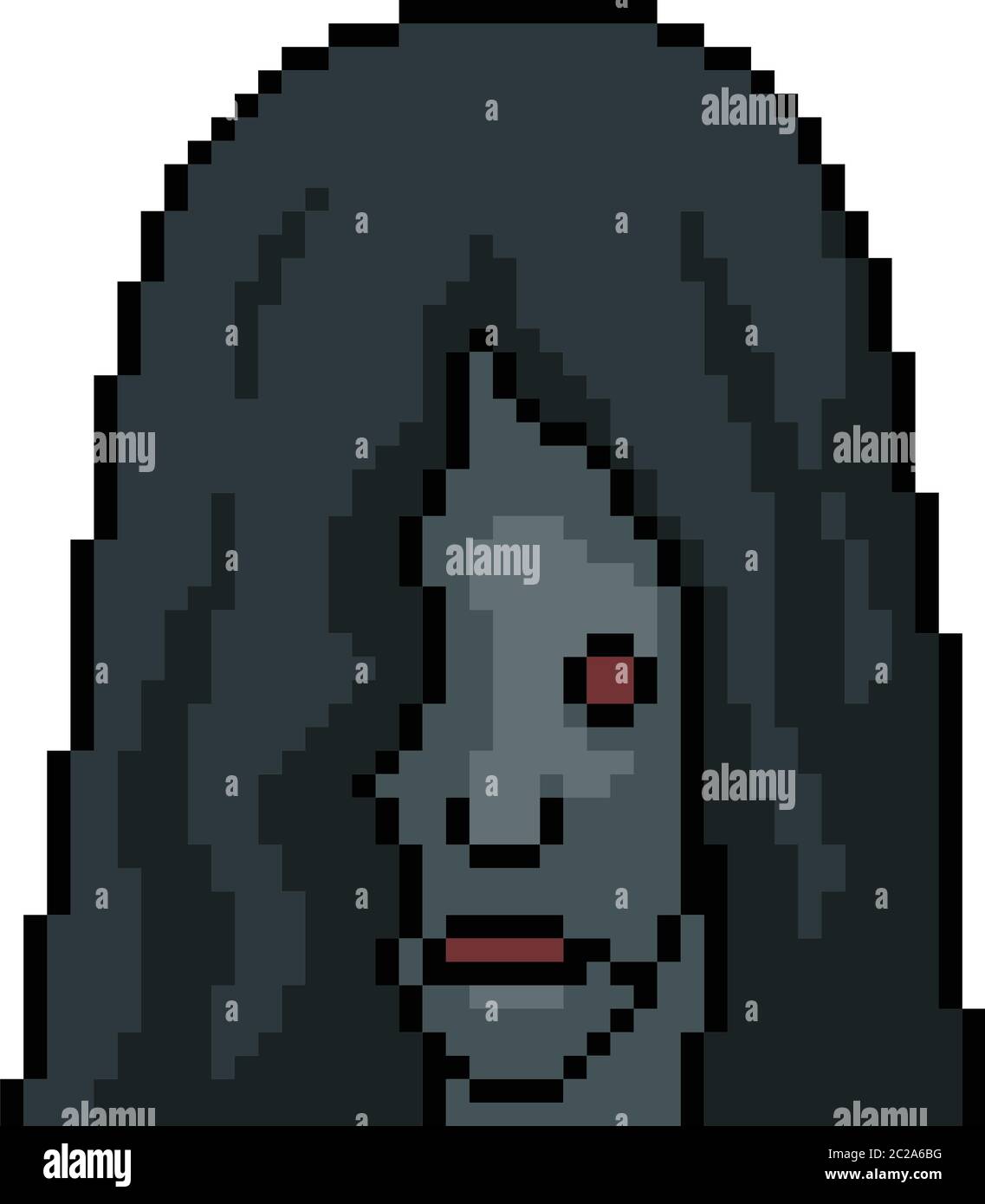 Death portrait woman Stock Vector Images - Alamy