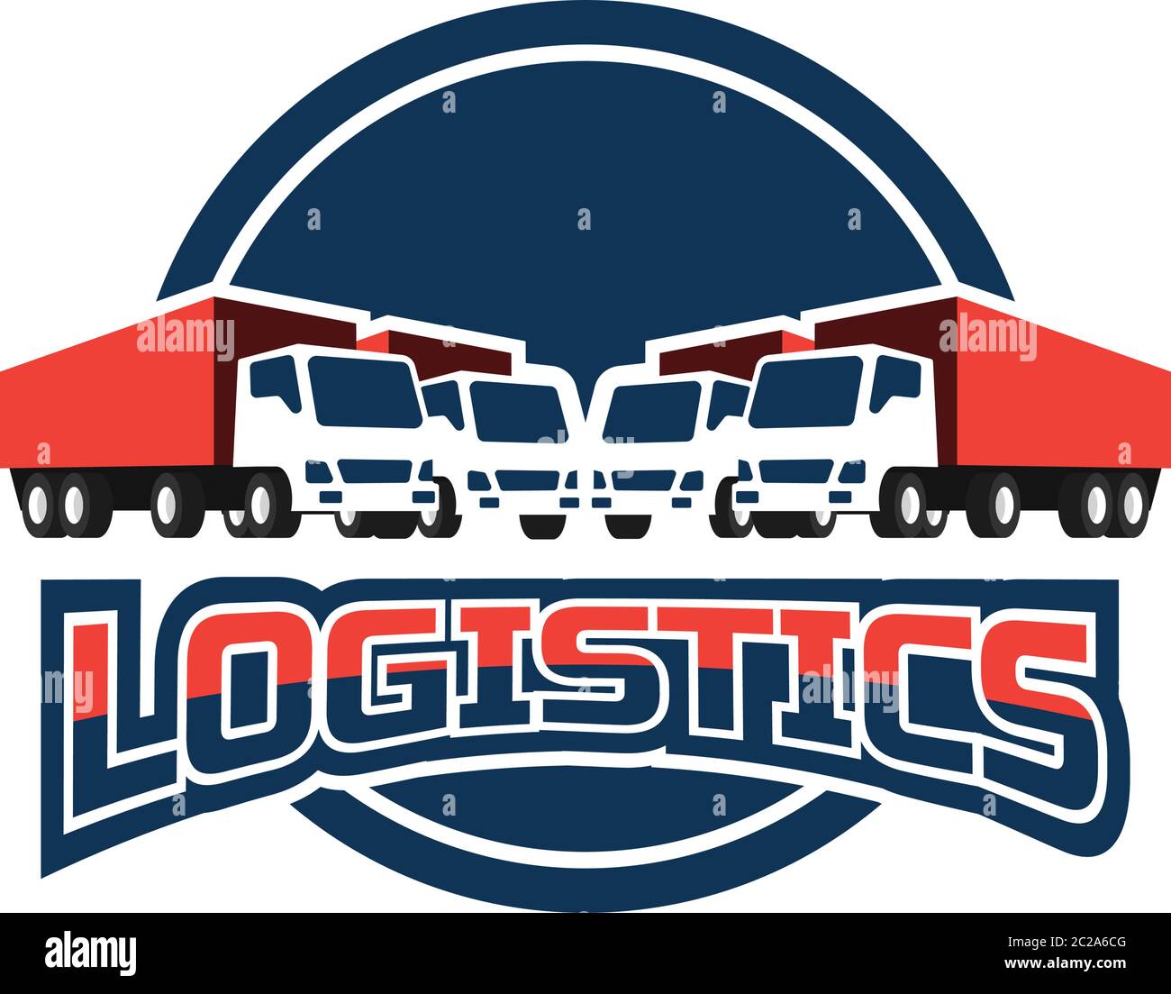 Logistics logo Stock Vector Images - Alamy