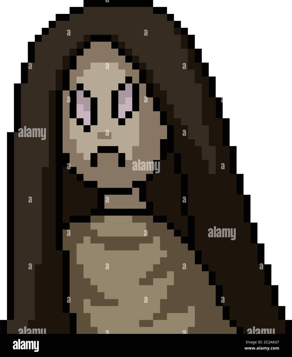 vector pixel art ghost girl isolated cartoon Stock Vector Image & Art ... vector pixel art ghost girl isolated cartoon Stock Vector Image & Art ...