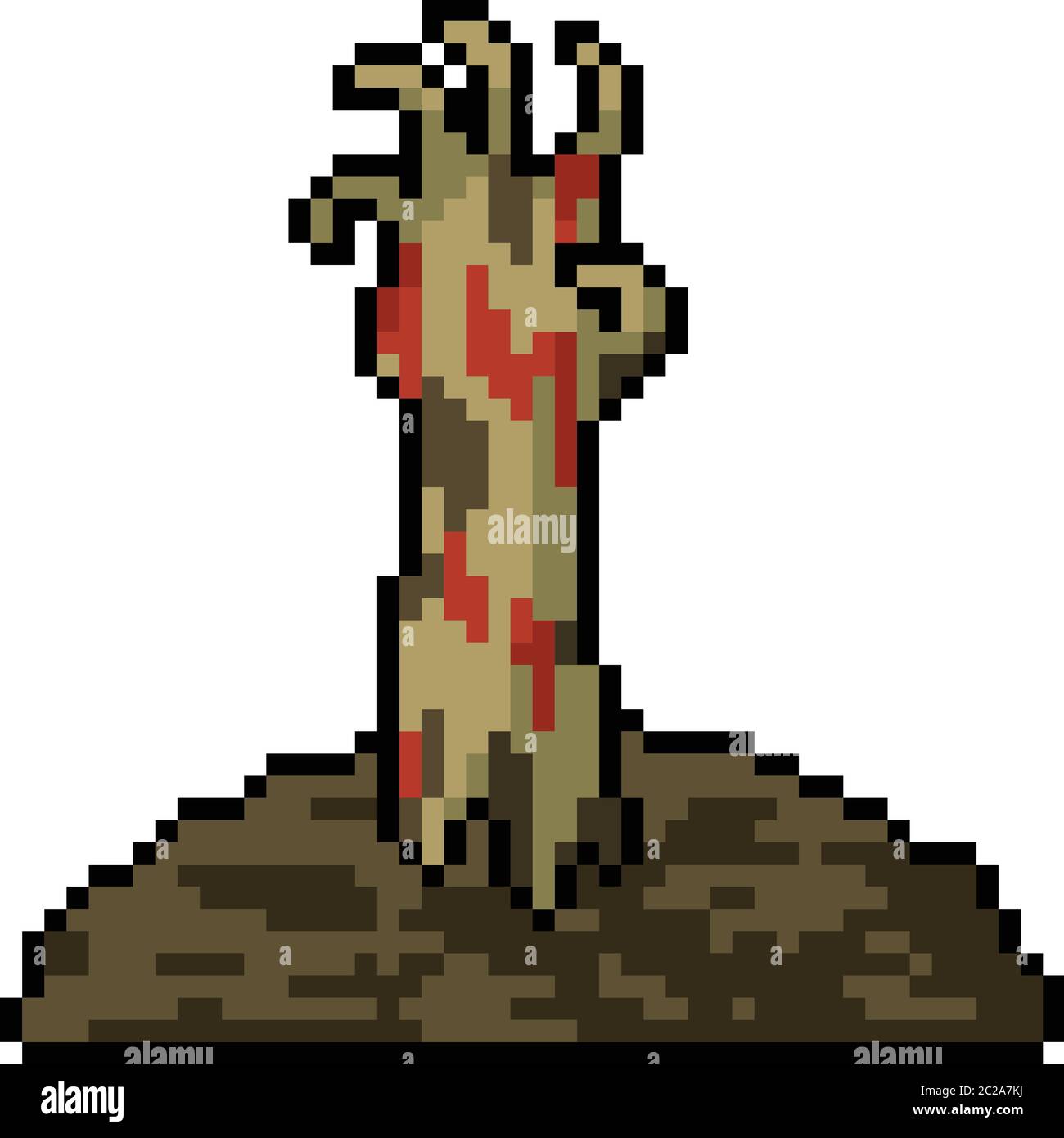 Cartoon vector arm dead hi-res stock photography and images - Alamy