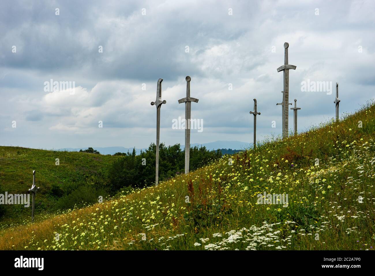 Monument of Didgori battle Stock Photo - Alamy