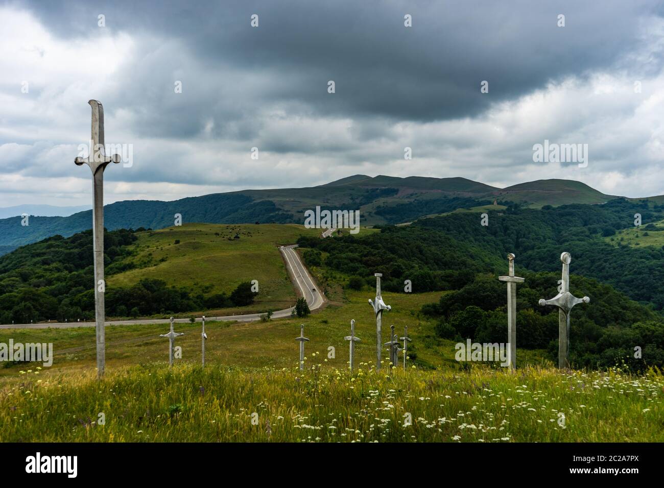 Monument of Didgori battle Stock Photo - Alamy