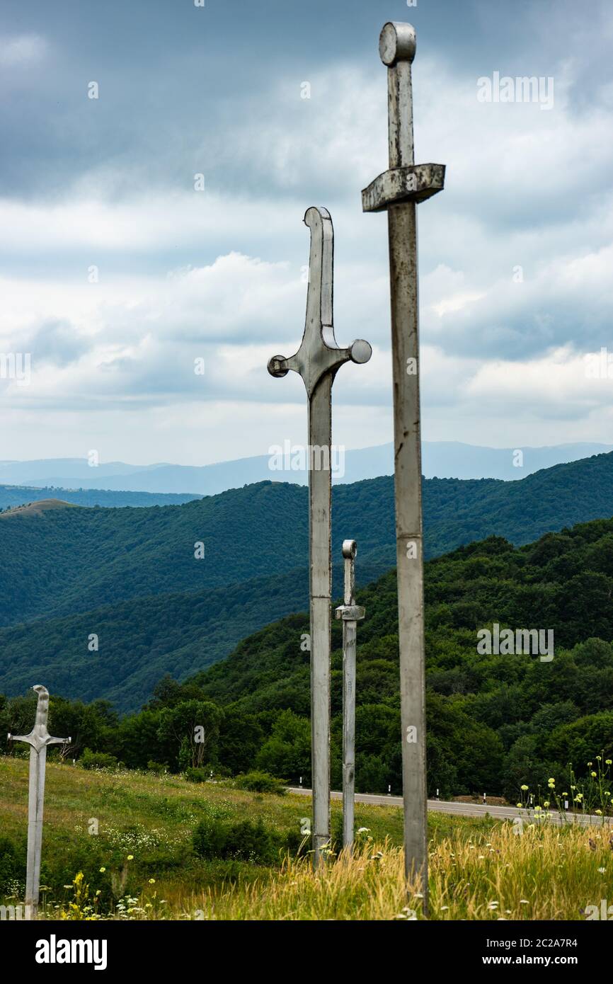 Monument of Didgori battle Stock Photo - Alamy