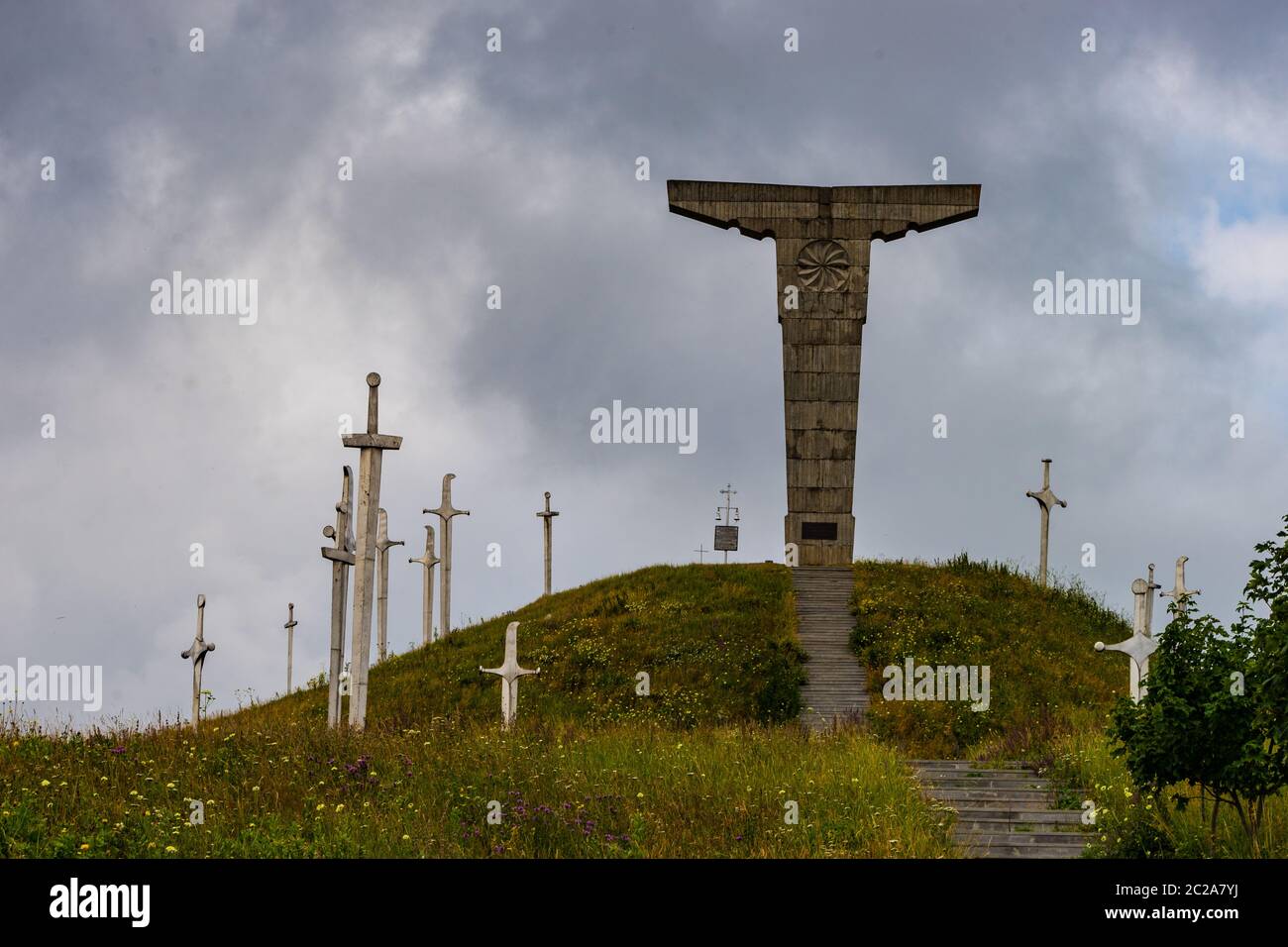 Monument of Didgori battle Stock Photo - Alamy