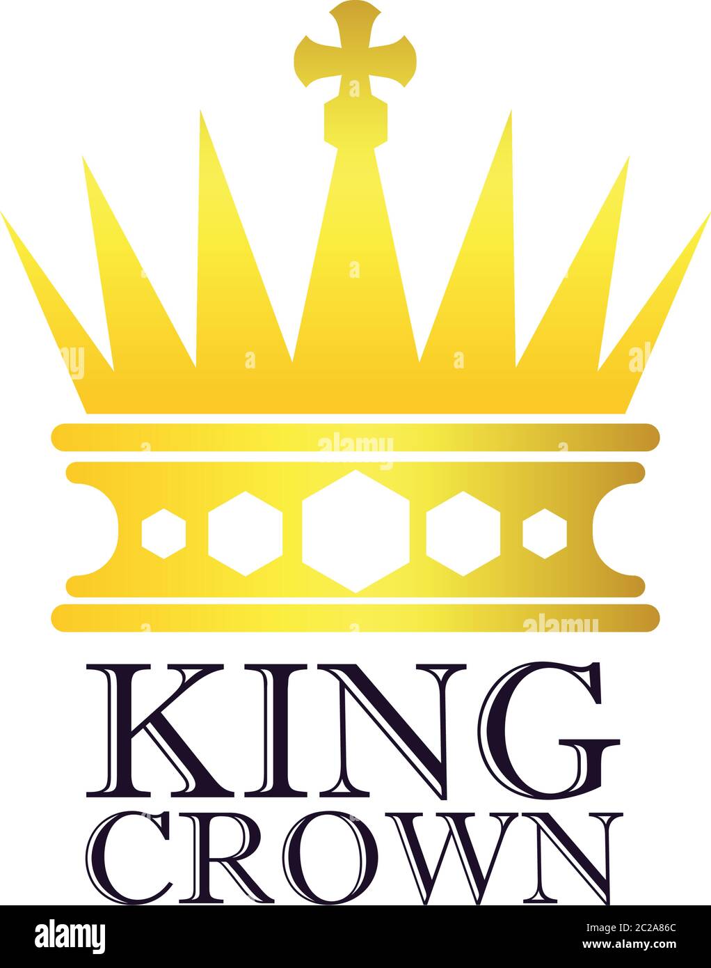 king crown logo, vector illustration Stock Vector Image & Art - Alamy