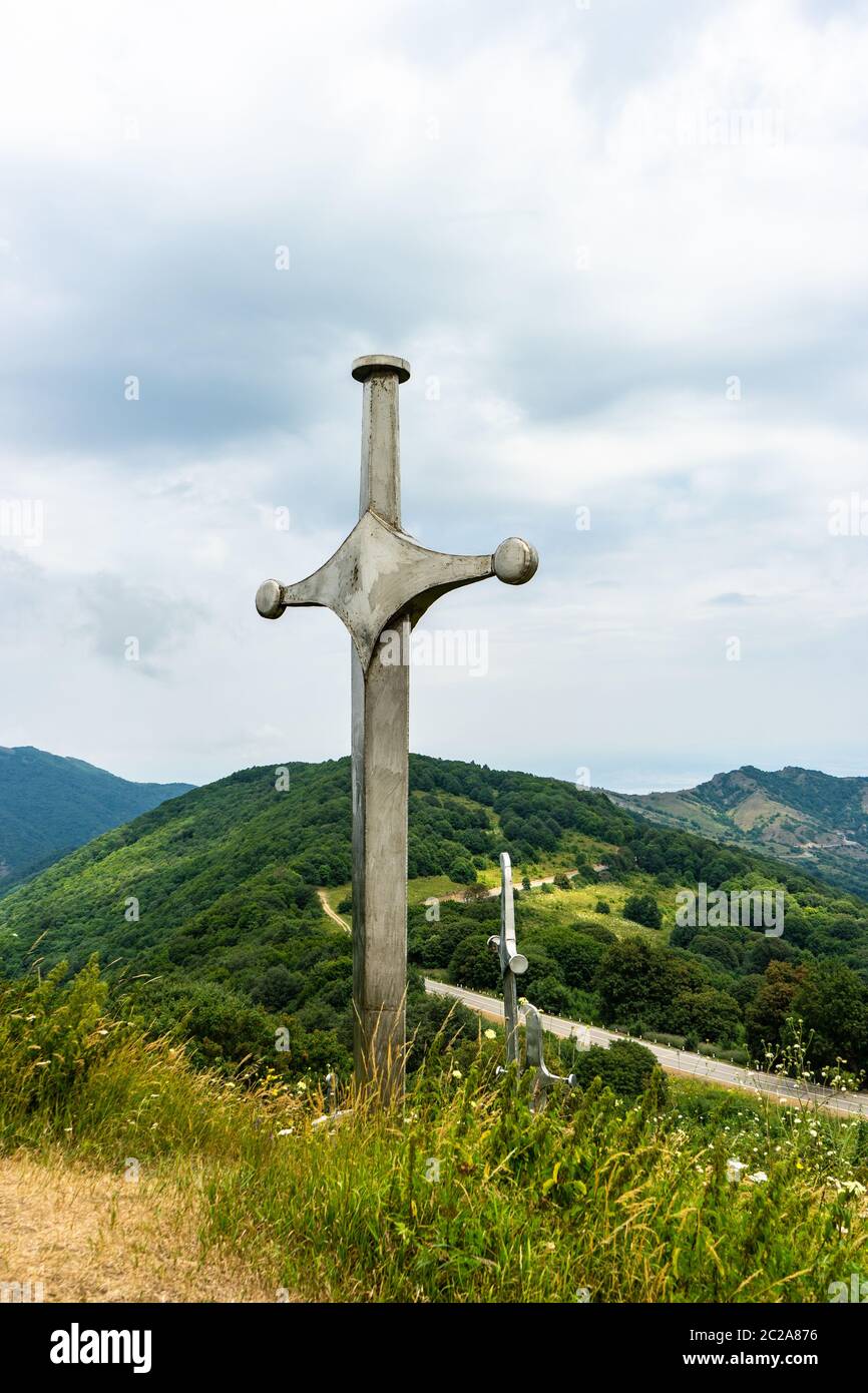 Monument of Didgori battle Stock Photo - Alamy