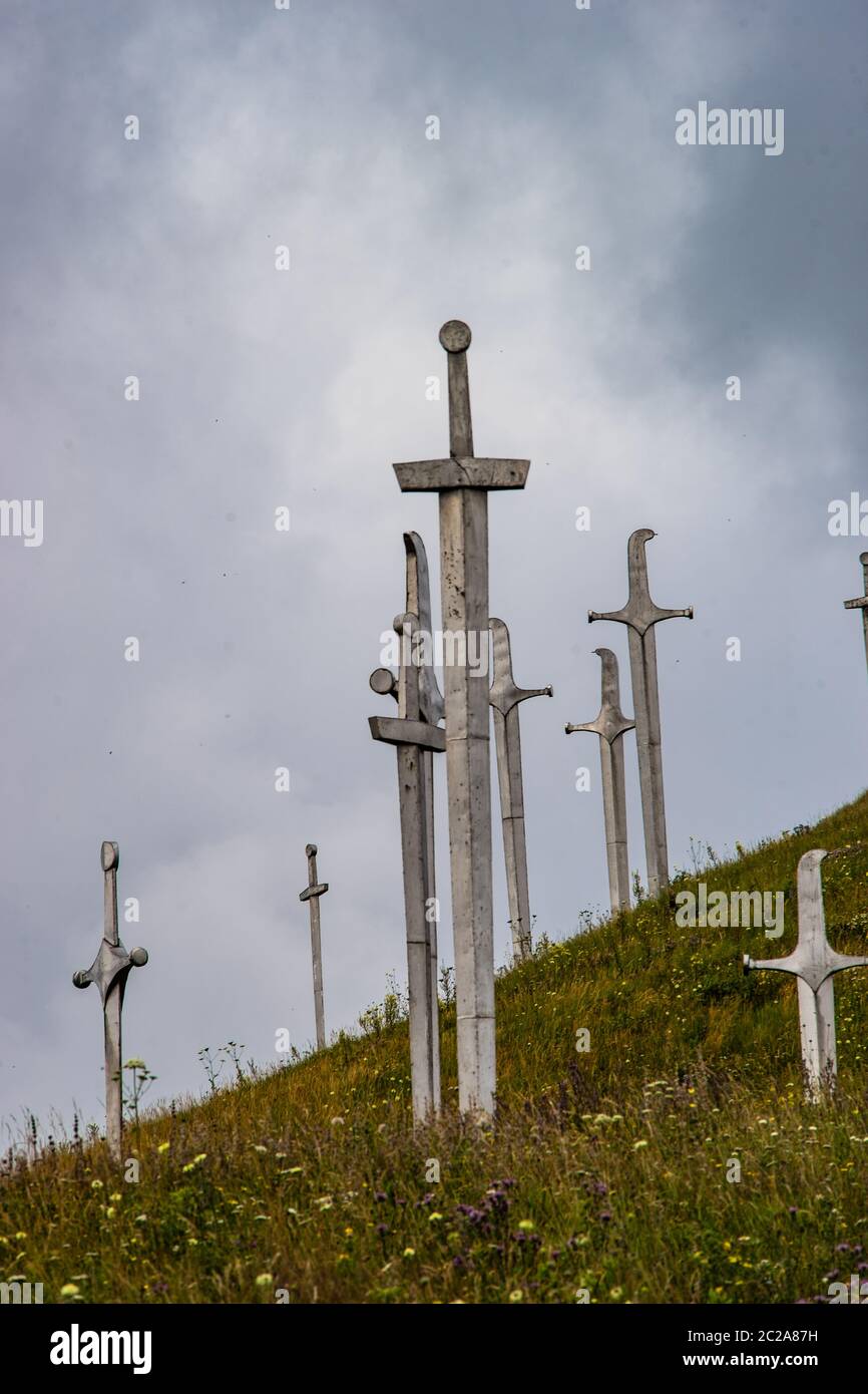 Monument of Didgori battle Stock Photo - Alamy