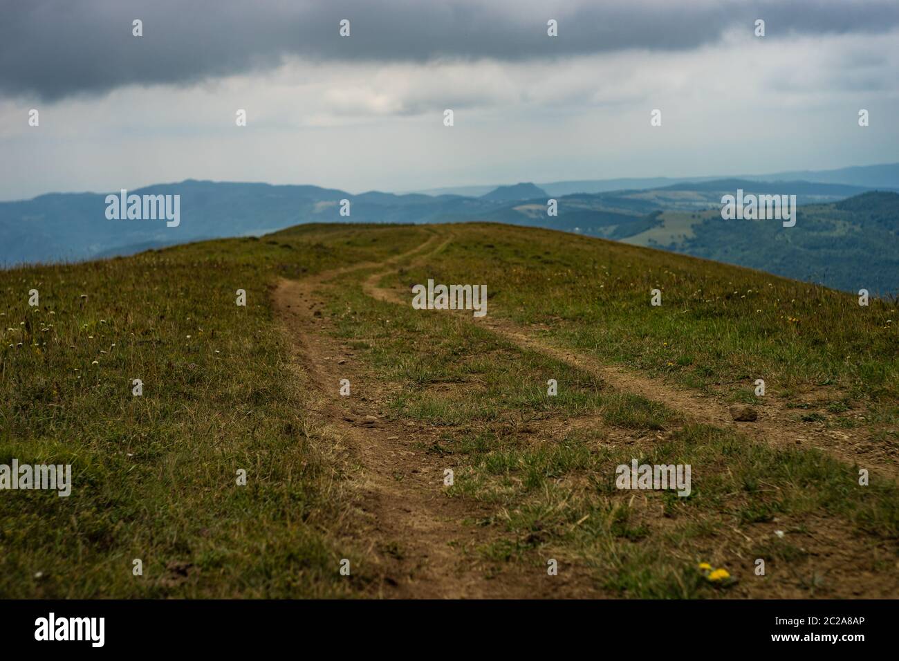 Georgian Caucasus landscape Stock Photo - Alamy