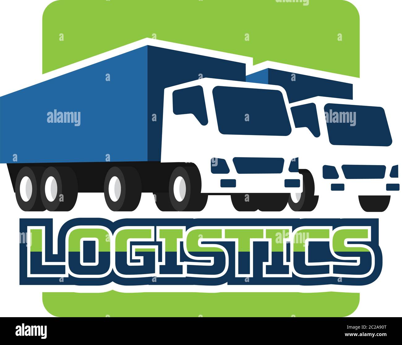 shipping logistics logo, vector illustration Stock Vector Image & Art ...