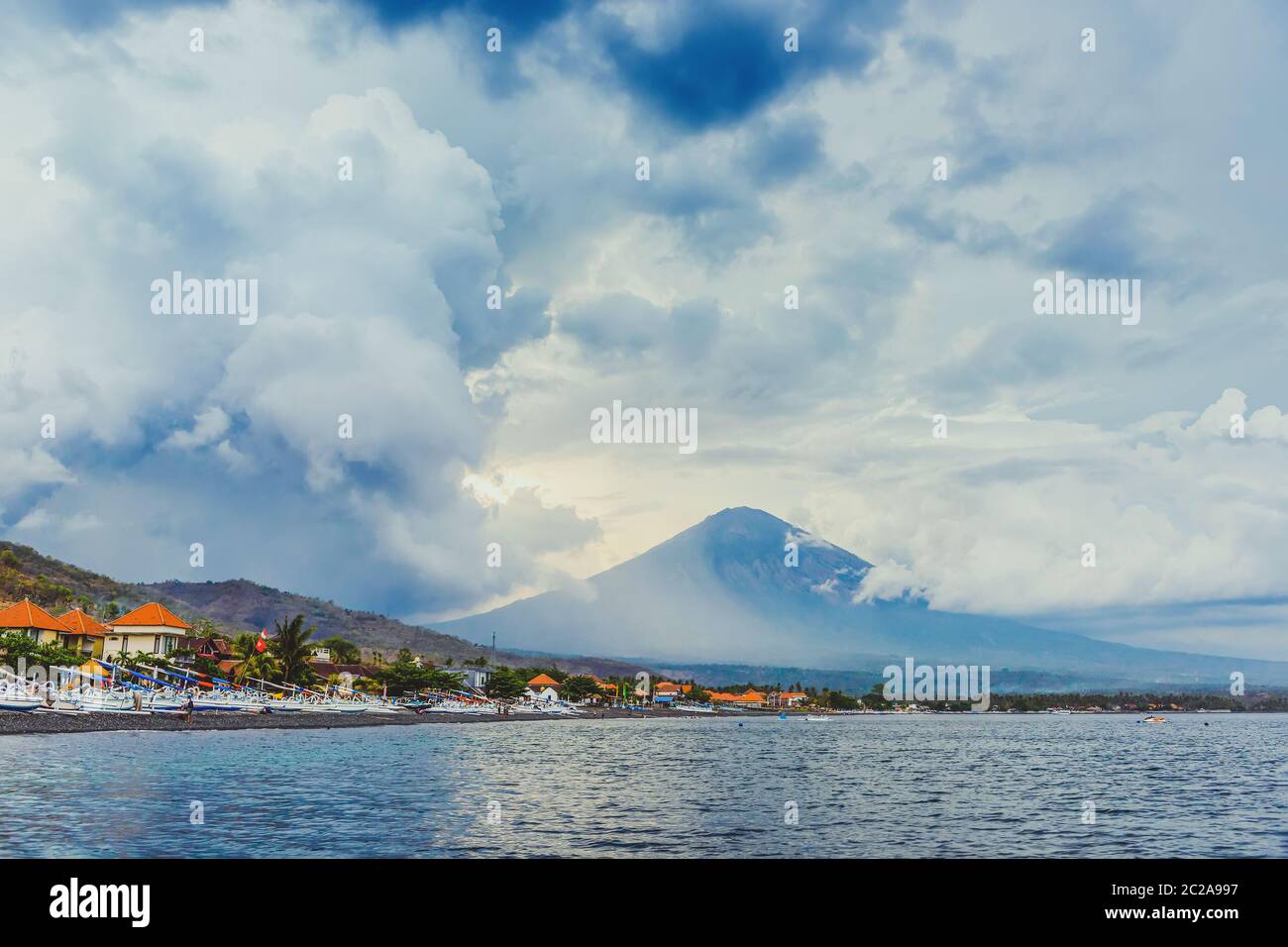Beautiful balinese landscape view. Bali, Indonesia Stock Photo - Alamy
