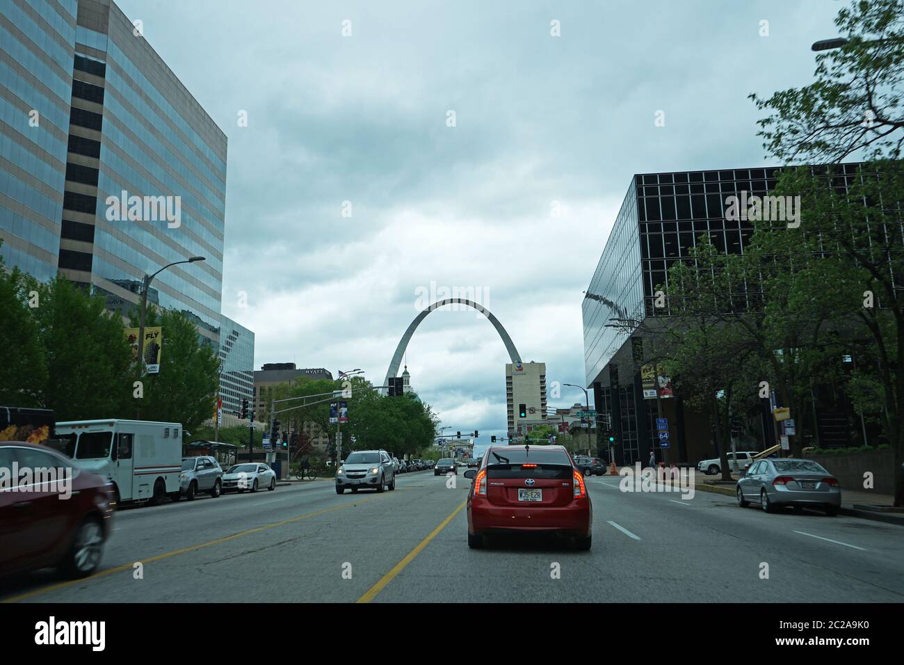 Exterior design and architecture of 'The gateway arch and old ...