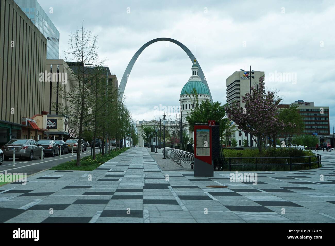 Exterior design and architecture of 'The gateway arch and old ...