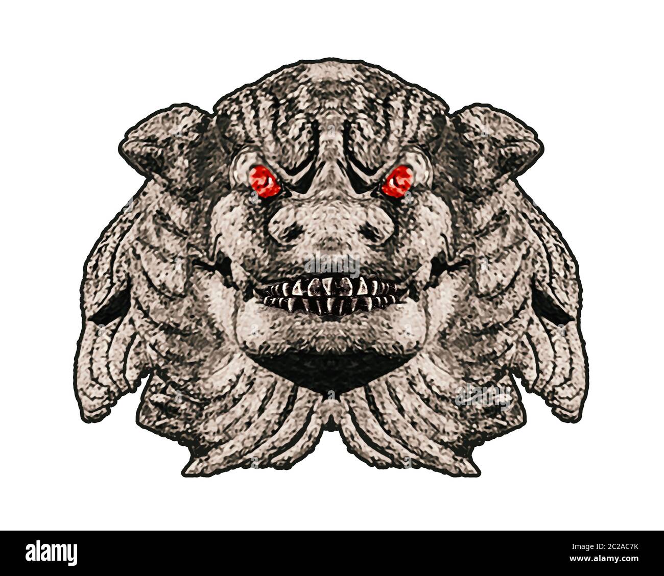 Fantasy monster sculpture Cut Out Stock Images & Pictures - Alamy