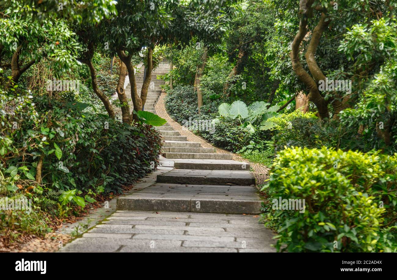 Stone steps hill china hi-res stock photography and images - Alamy