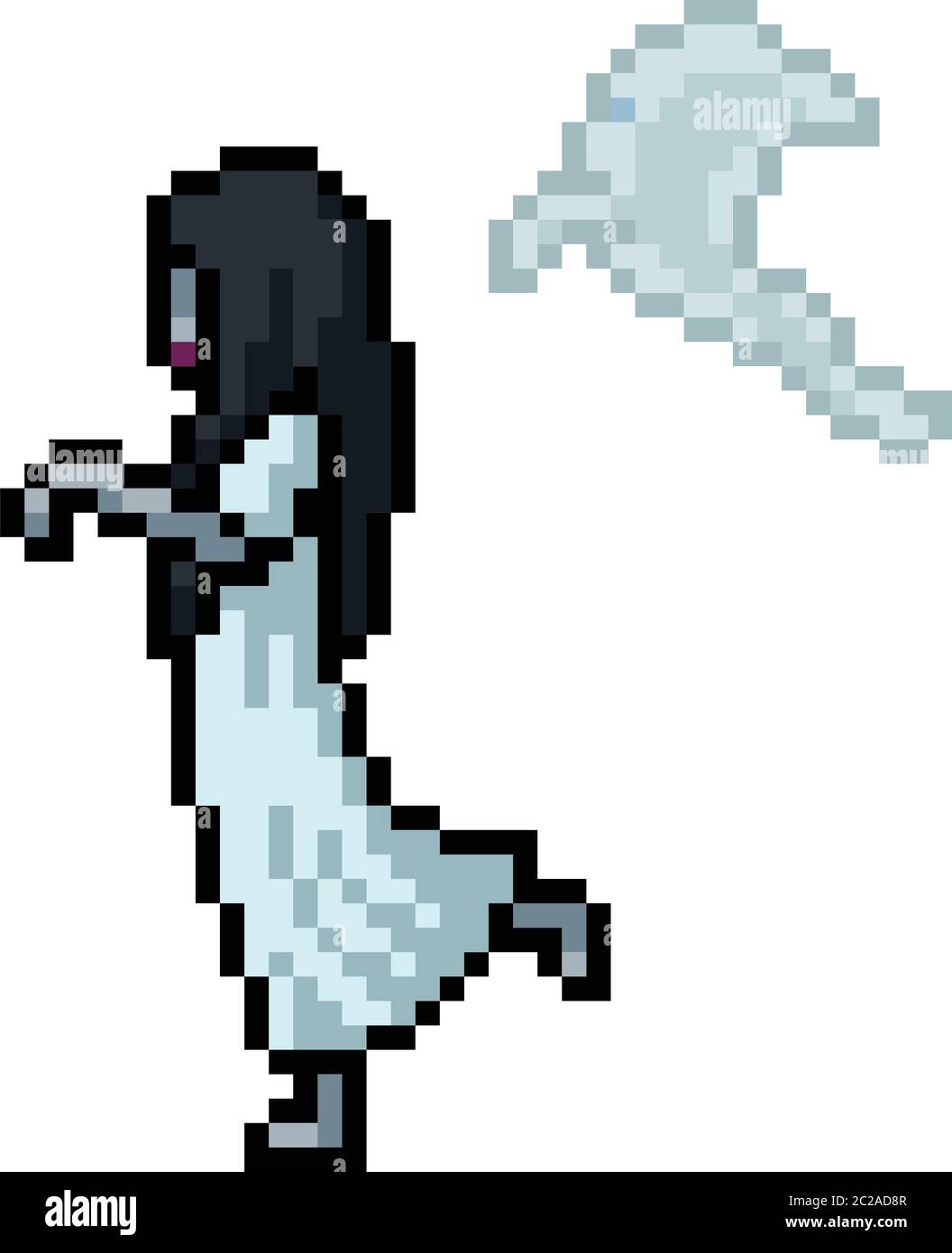 White lady ghost Stock Vector Images - Alamy