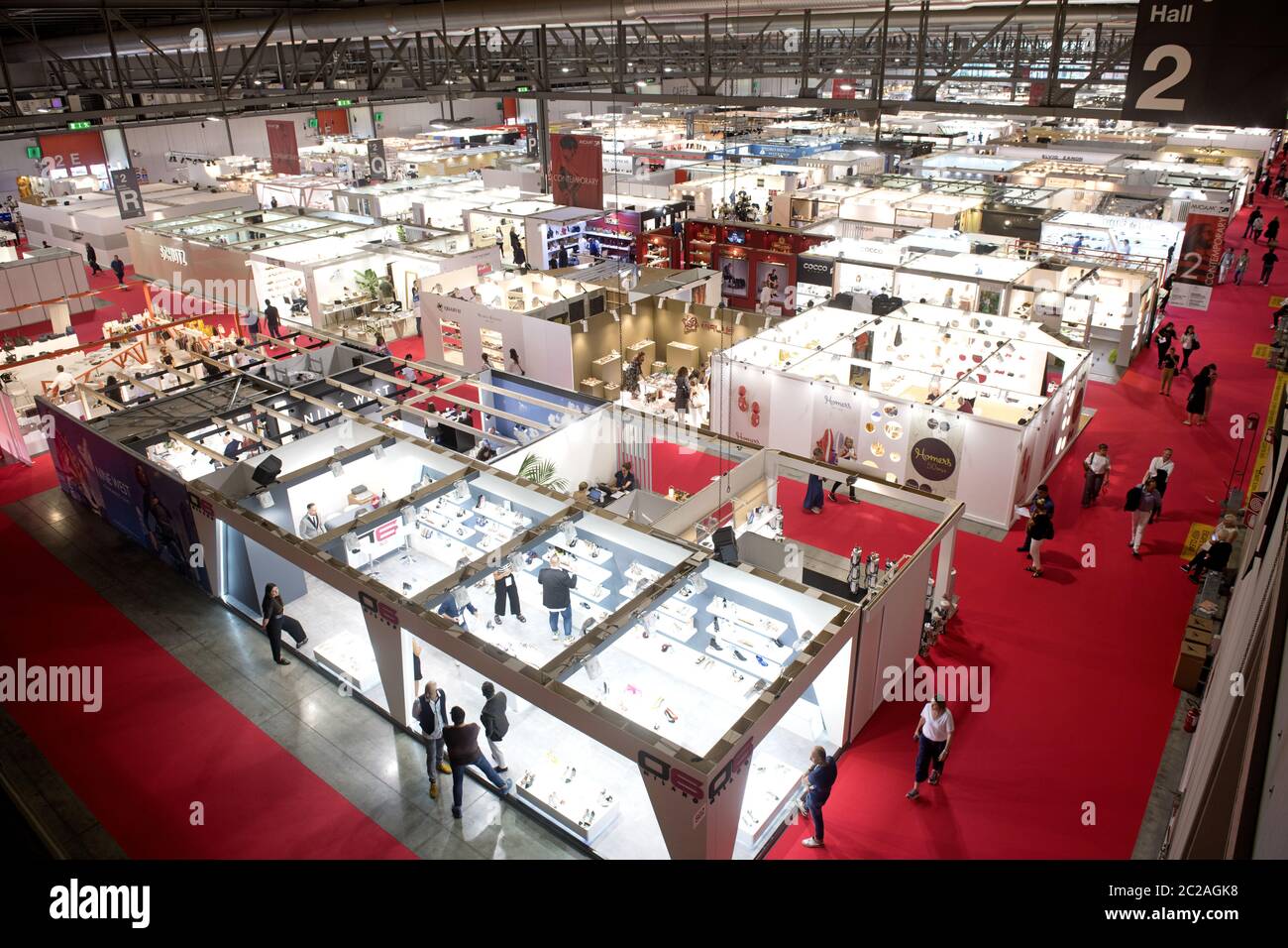 Trade show exhibitor fashion footwear hi-res stock photography and ...