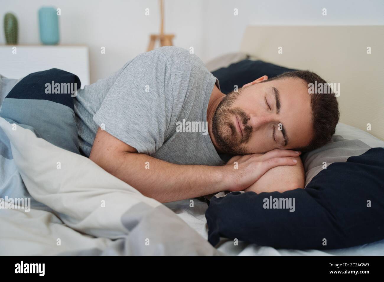 Night man sleeping dream hi-res stock photography and images - Alamy